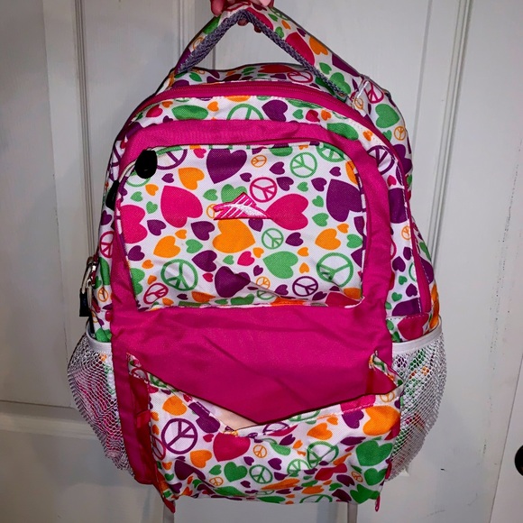 Accessories | Used Once Peace Sign Backpack | Poshmark
